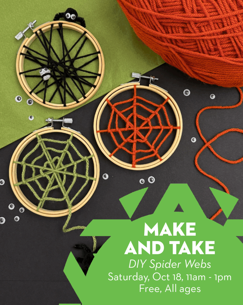 Make and Take: DIY Spider Webs - Vision Gallery